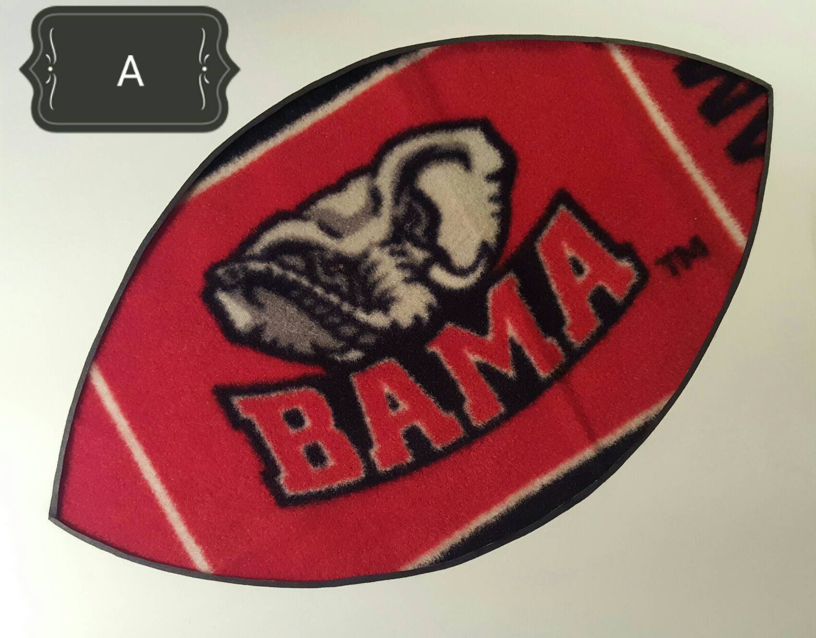 Personalized Handcrafted University of Alabama Inspired Fleece Fabric ...