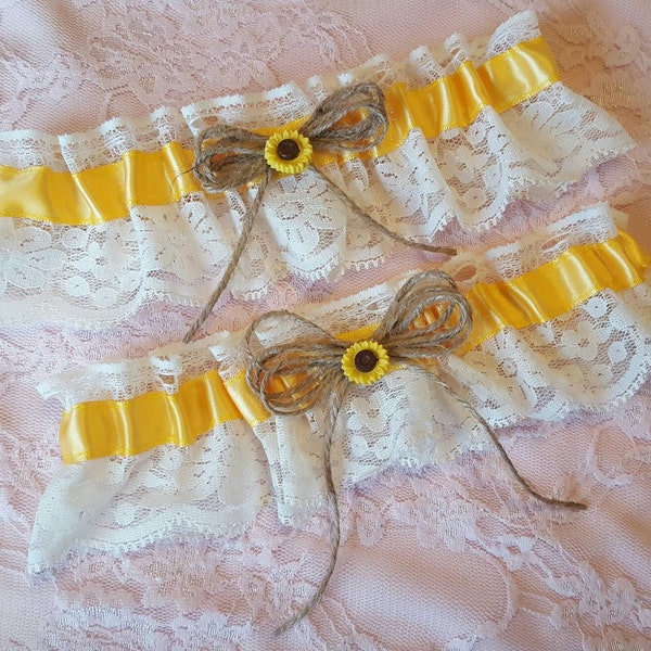 Yellow Grey Garter - Etsy