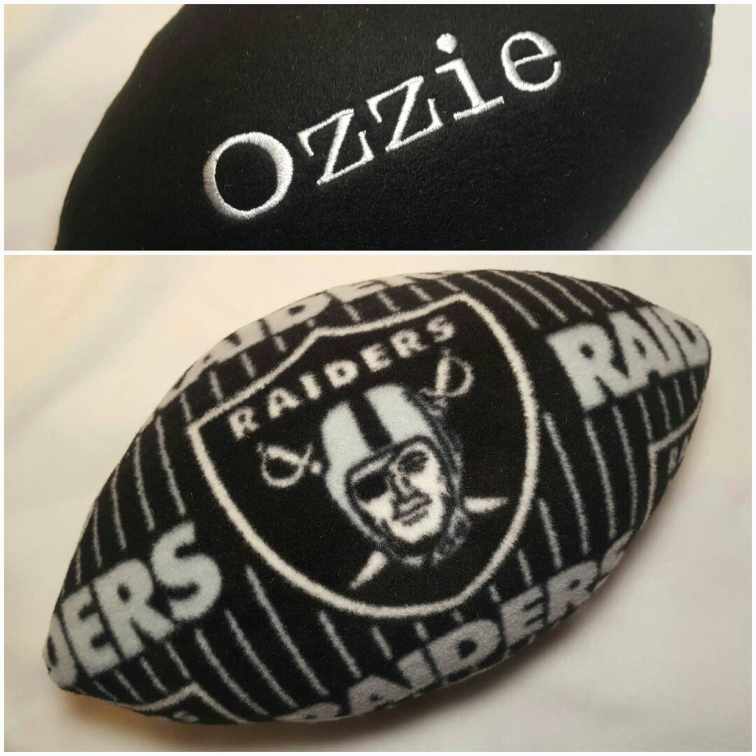 Personalized Las Vegas Raiders Plush Fleece Fabric Soft Football ...