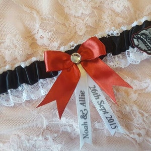 University of Alabama Crimson Tide Inspired White Lace Wedding Leg ...