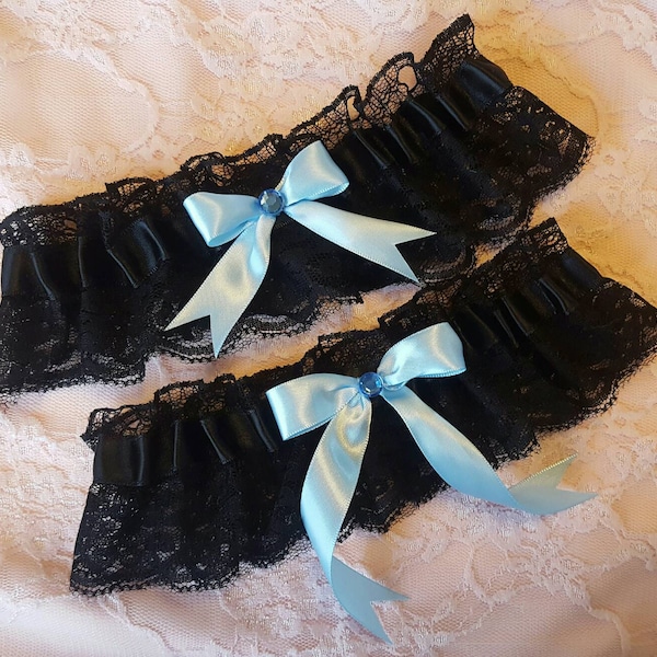 Black Lace Garter - Etsy