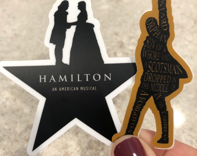 Choice of Hamilton the Musical Vinyl Laptop Water Bottle Stickers - Etsy