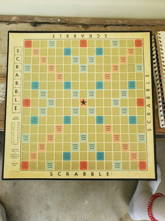 Scrabble 50th Anniversary Board Game Turntable Complete Collectors ...