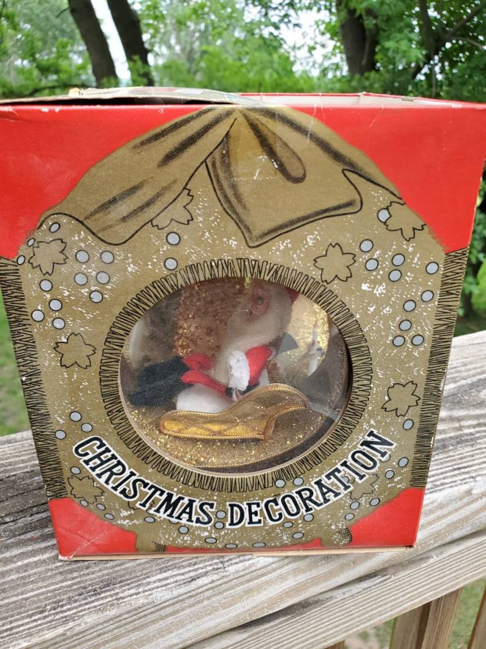 Christmas Santa Diorama Decoration Mint in the Original Box - Etsy
