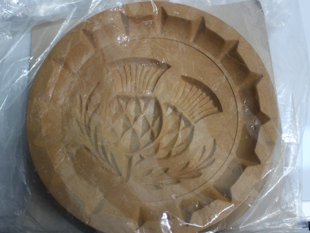 Traditional Shortbread Mold, Scottish Thistle Pattern, Creative Baker ...
