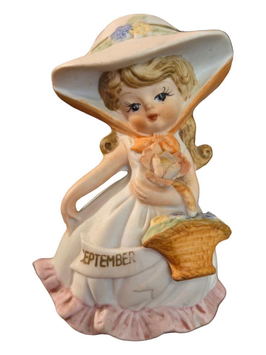 Vintage SEPTEMBER Birthday Girl Figurine - Etsy