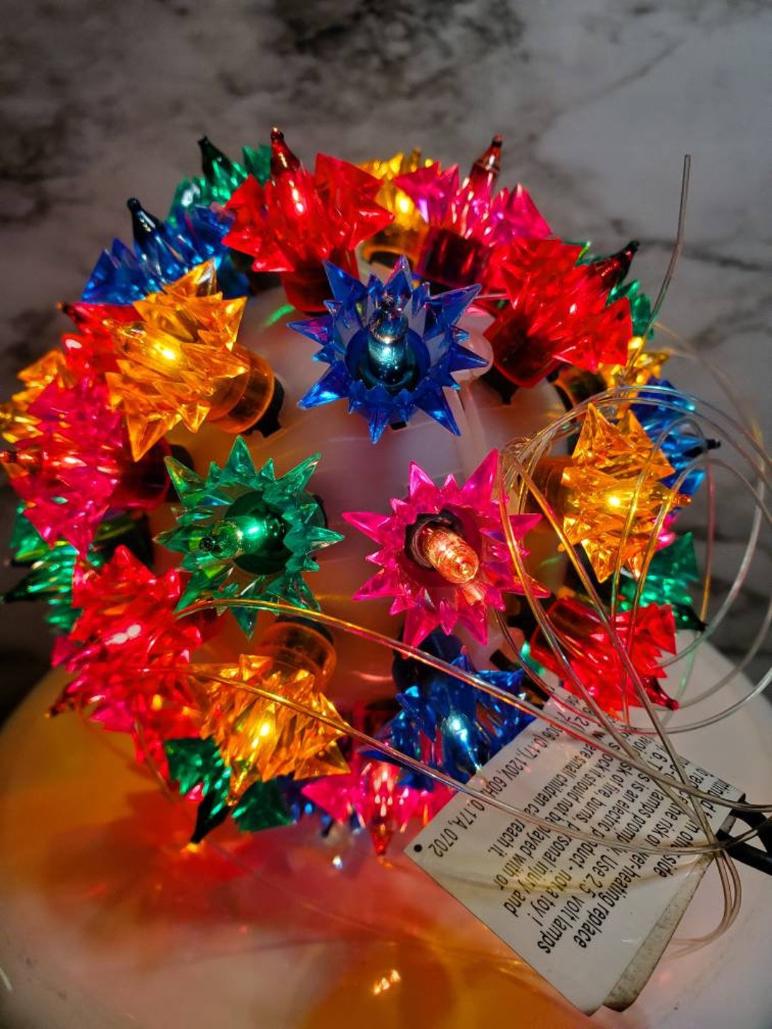 GE HOLIDAY CLASSIC Super Sphere-56 Lights, Weihnachtslicht - Etsy ...