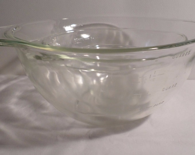 Pyrex, Teardrop, Crystal, Measuring Cup, Measuring Bowl, Pyrex Bowl ...