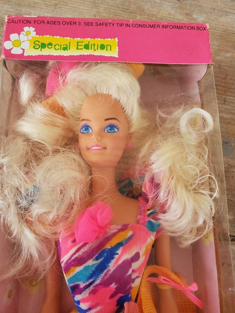 Superstar Barbie Mattel 1991 Sweet Spring Barbie NRFB EASTER - Etsy