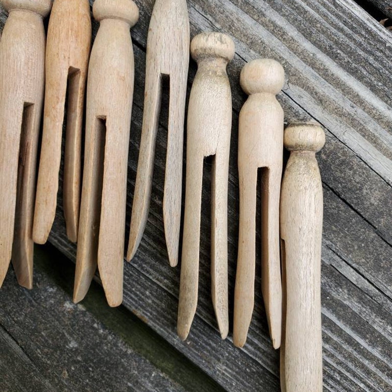 Antique Clothespins - Etsy
