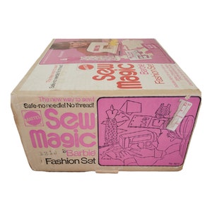 Mattel, SEW MAGIC, Barbie Fashion Set, 1973, Vintage USA, Almost ...