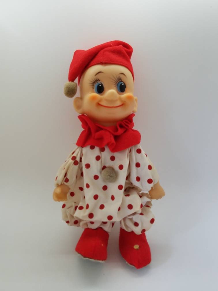 Clown Elf Made in Japan Polka Dot Clown Suit Like Kamar | Etsy