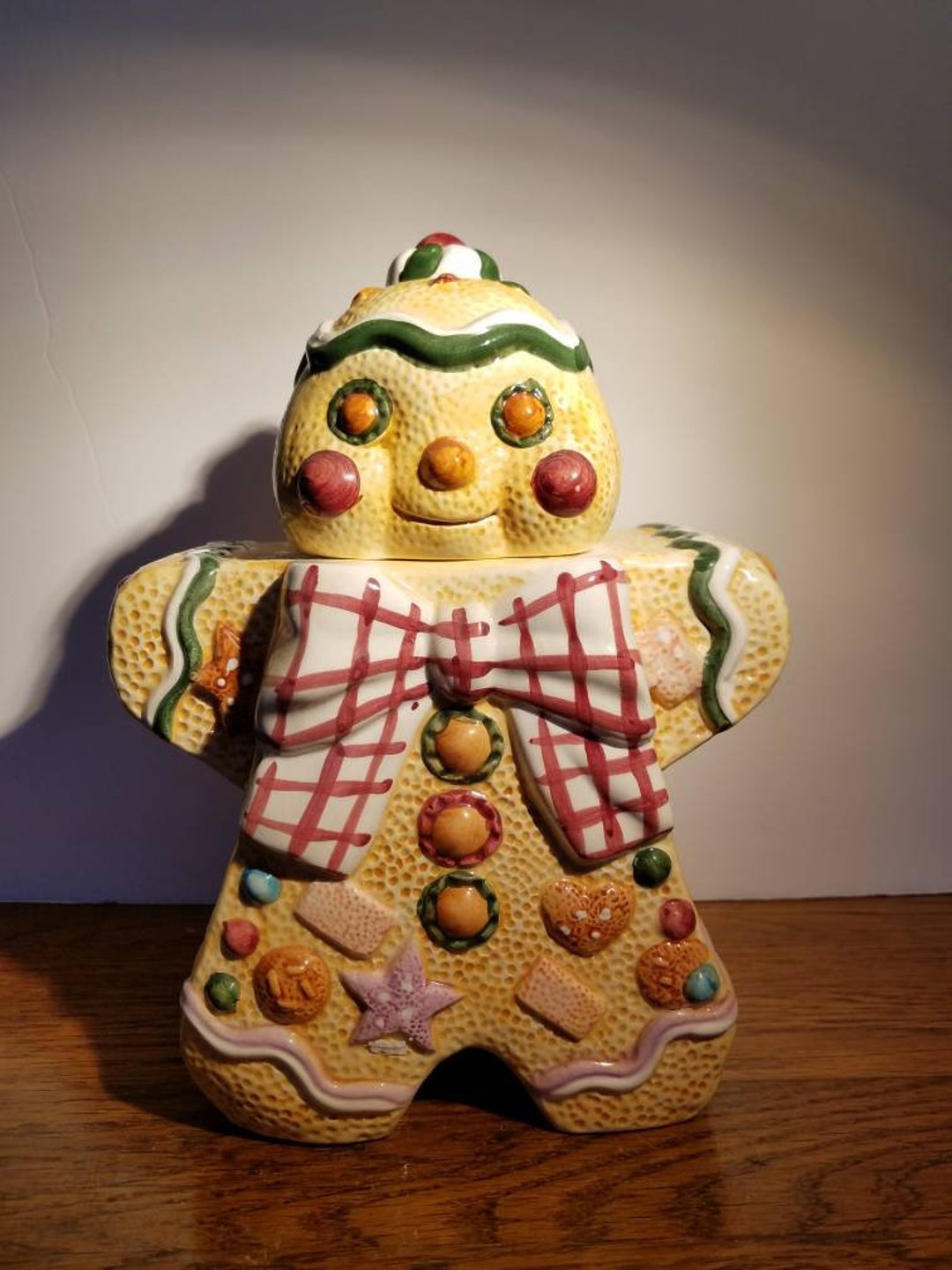 Ginger Bread Man Cookie Jar 13 Ceramic Cookie Jar, Mint in Original Box ...