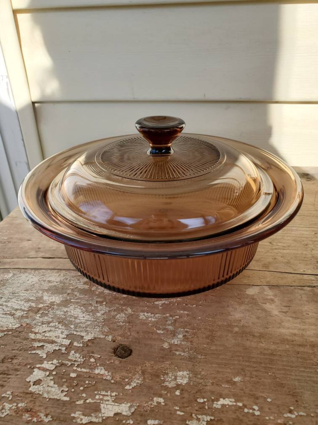 Vintage Corning Ware Visions Casserole Dish With Lid - Etsy