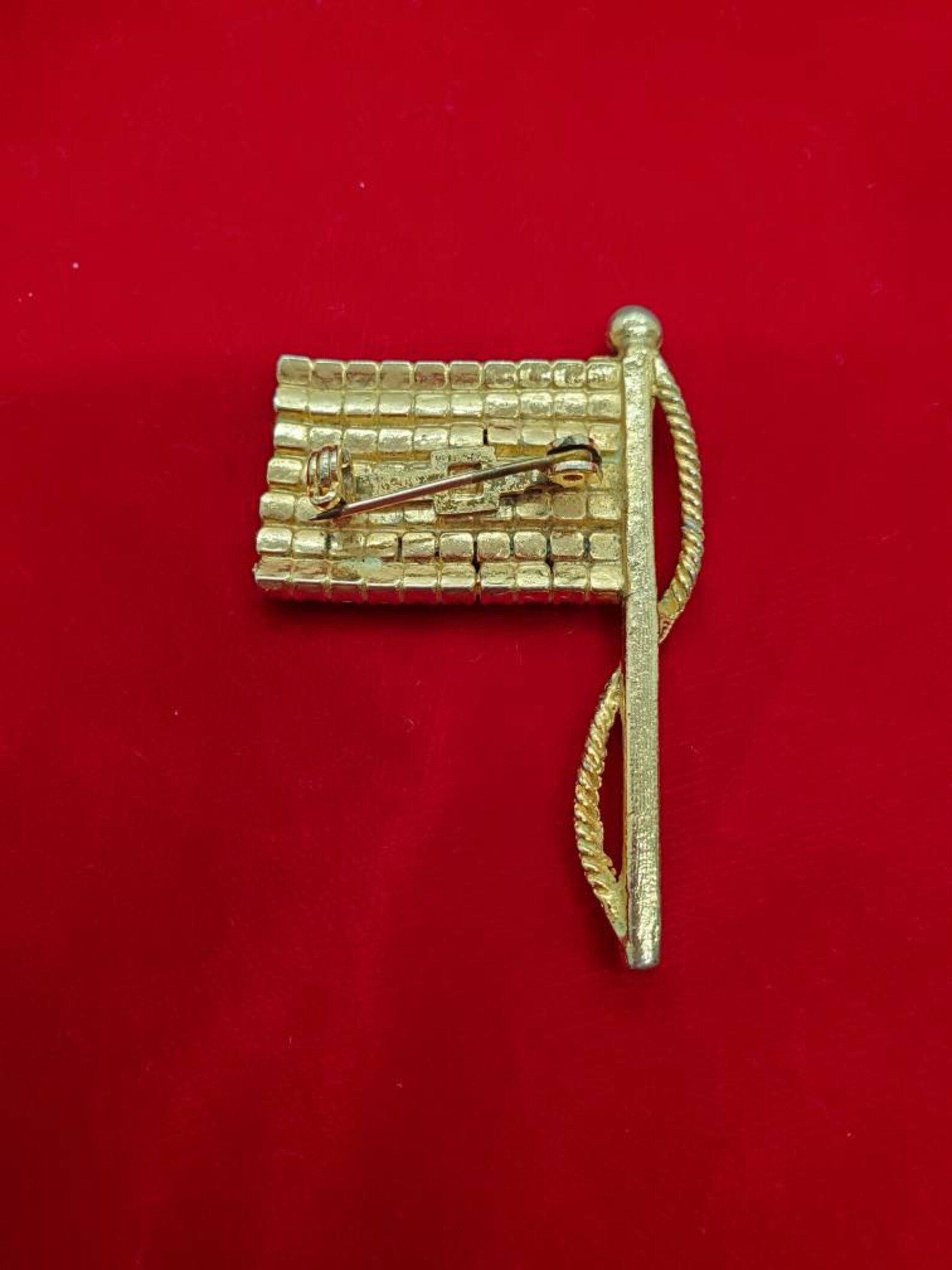 2 Red white and blue USA American flag rhinestone | Etsy