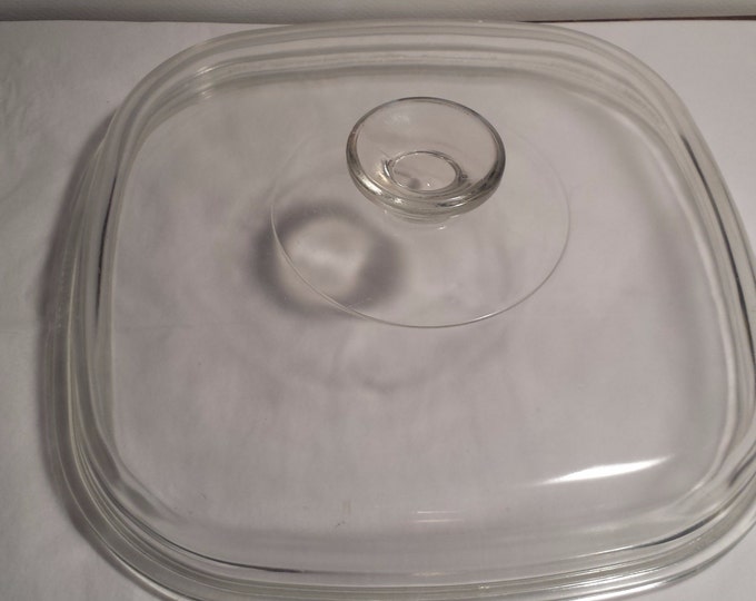 Corning Ware Replacement Lid, Vintage Pyrex Lid, A-9-C, Clear Glass Lid ...