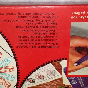 Spirograph Toy, Complete Set, Kenner, Vintage Art Supplies, Drawing for ...