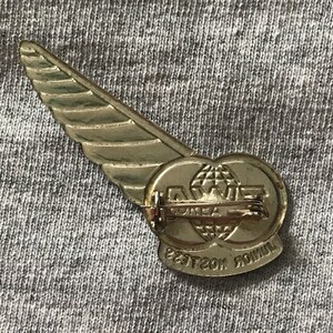 Vintage TWA Junior Hostess Pin: Gold Tone Flight Attendant Souvenir - Etsy