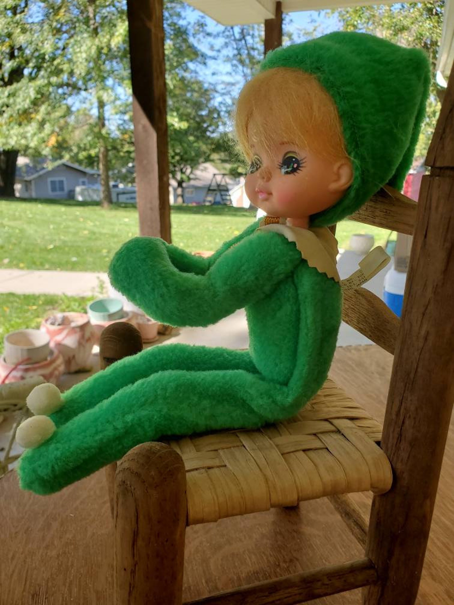 Big Eye Christmas Elf Anime Style Made in Japan Bendable Elf | Etsy