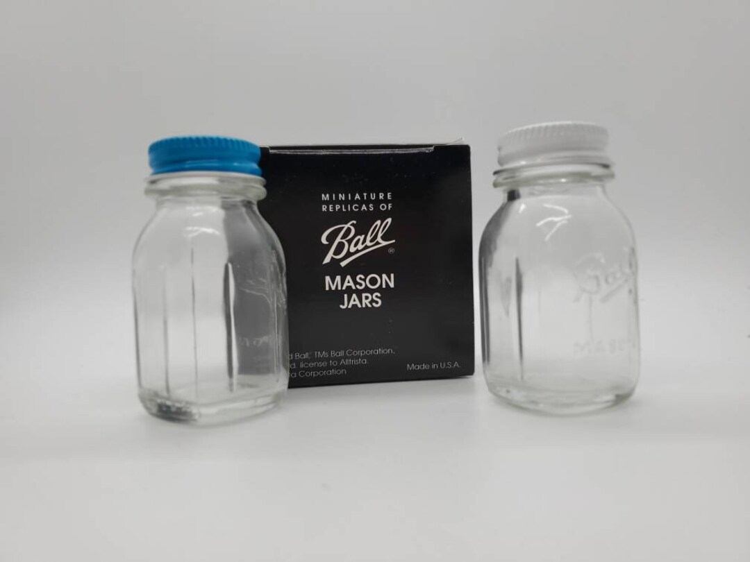Old Ball Jars, Mason Jar Kitchen Decor, Vintage Glass Jar, Miniature ...