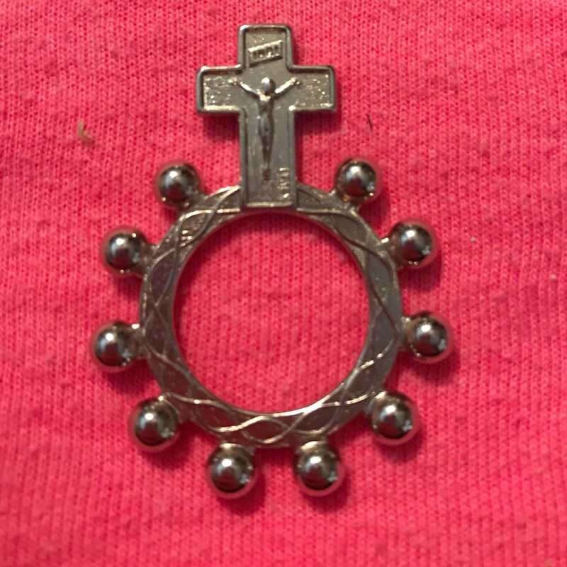 Rosary Ring - Etsy