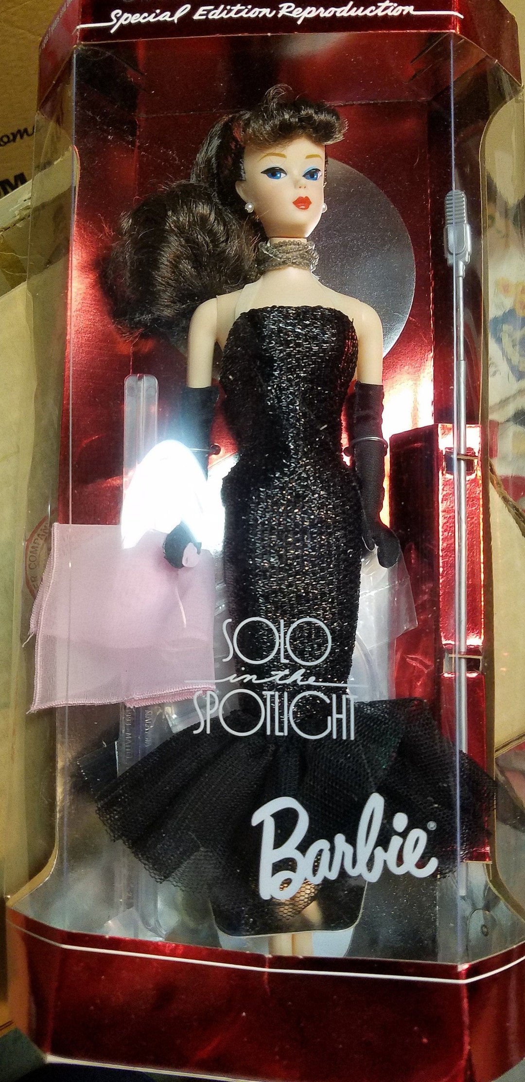 Barbie Solo in the Spotlight 1994 Reproduction New Brunette, NRFB, MIB ...