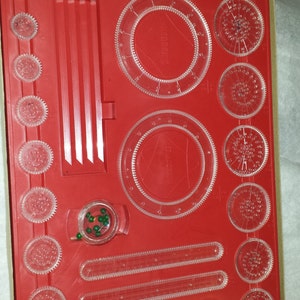 Spirograph Toy, Complete Set, Kenner, Vintage Art Supplies, Drawing for ...
