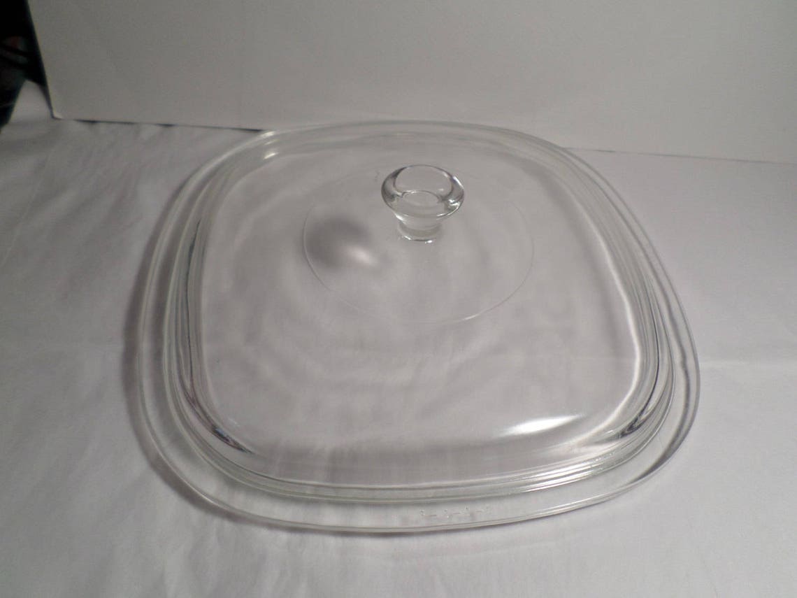 Corningware Lid, P-9-C, Square Lid, Replacement Lid, Corning Ware ...