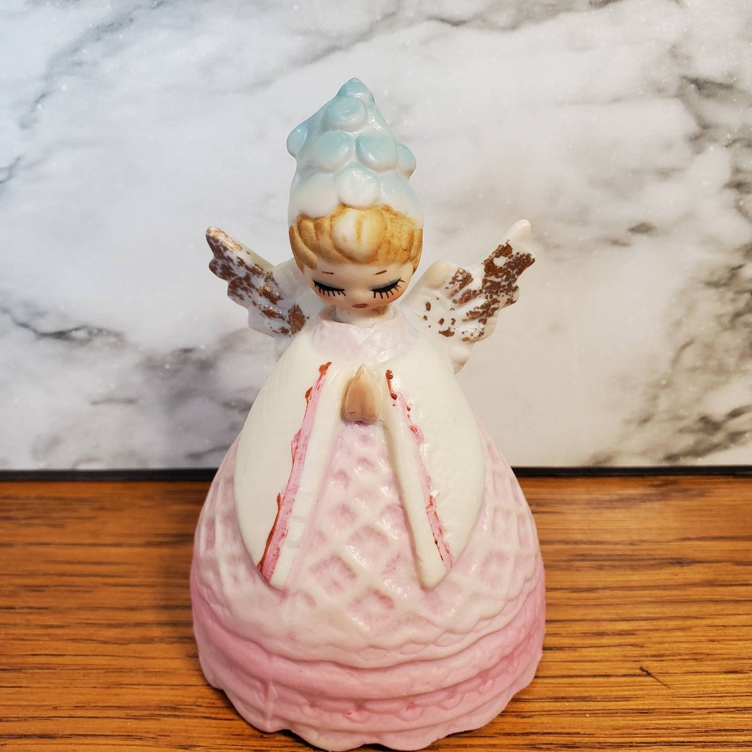 Vintage Lefton, Angel Bell, Mid Century Modern Decor, Mothers Day Gift ...