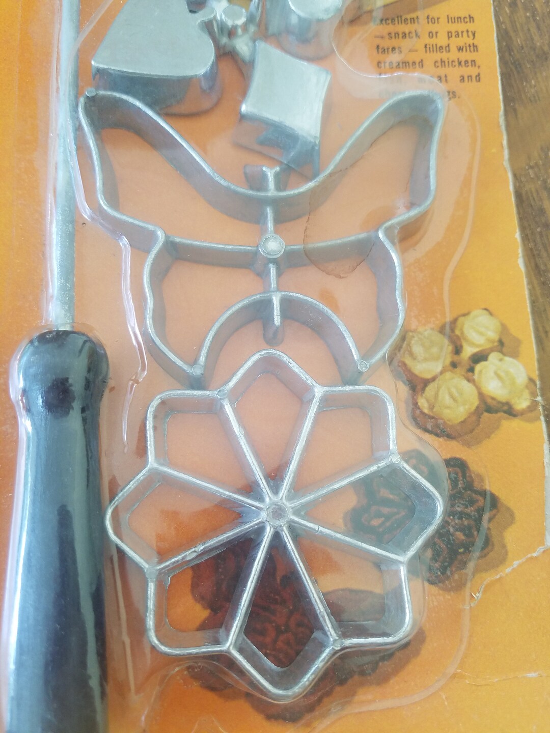 Vintage Nordic Ware Style Rosette & Timbale Iron, 3 Cookie and Patty ...