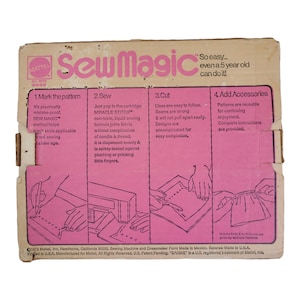 Mattel, SEW MAGIC, Barbie Fashion Set, 1973, Vintage USA, Almost ...