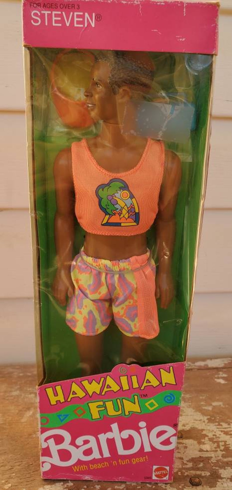 Superstar 1990 Barbie Hawaiian Fun Steven Doll Item 5945 - Etsy