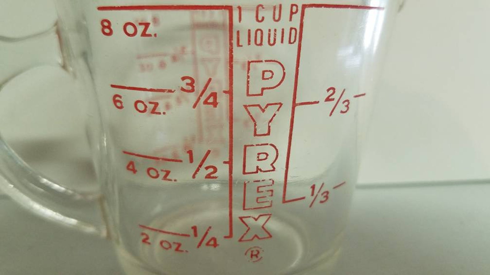 Pyrex Measuring Cup Vintage Made in the Usa Half Pint 508 - Etsy