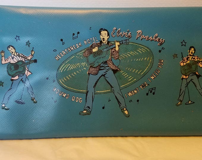 1956 Blue Elvis Wallet, Straight From Original Owner, Very Good ...