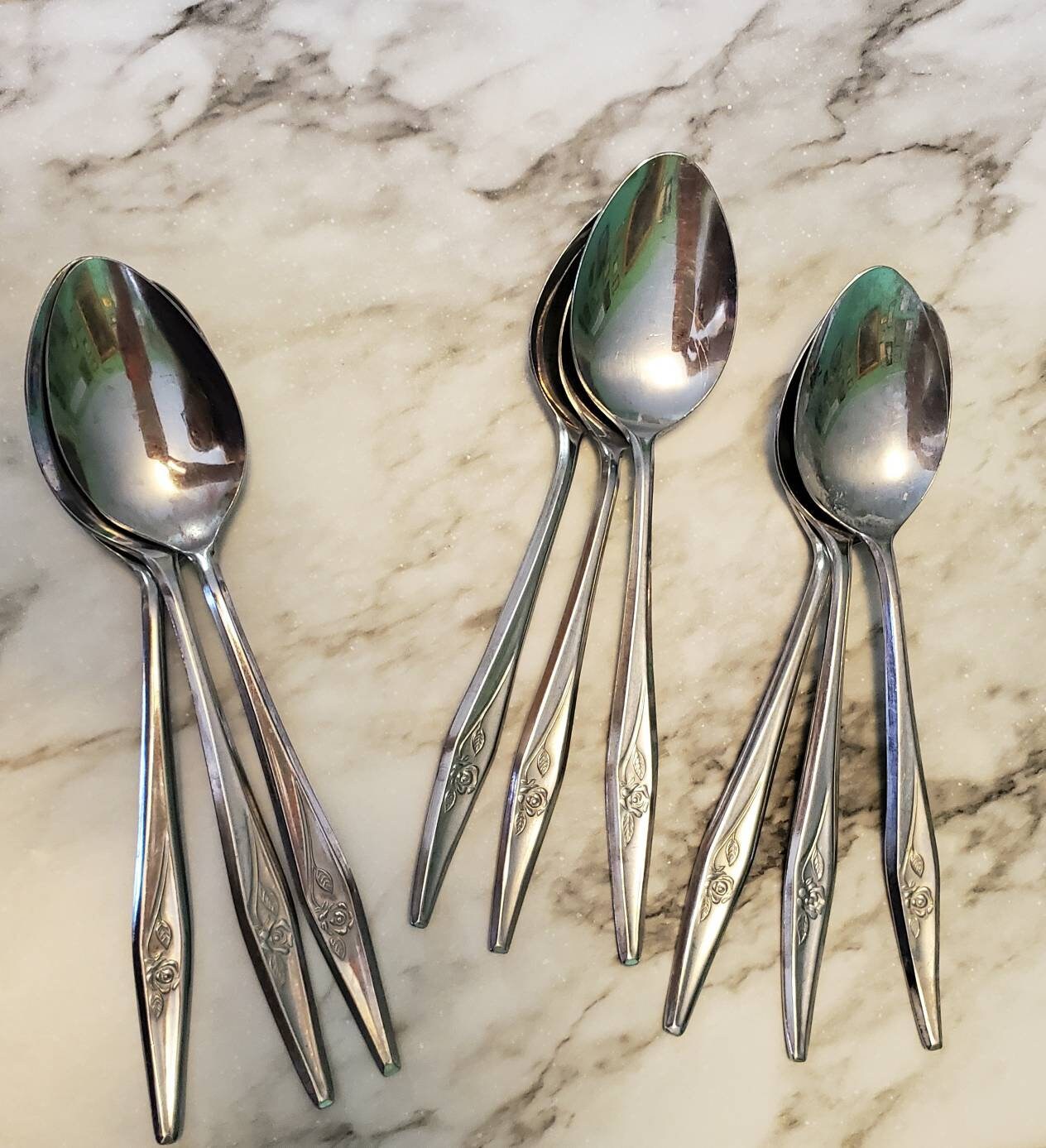 Spritely Rose Creative Manor Stainless Flatware 19 Pcs-9 - Etsy