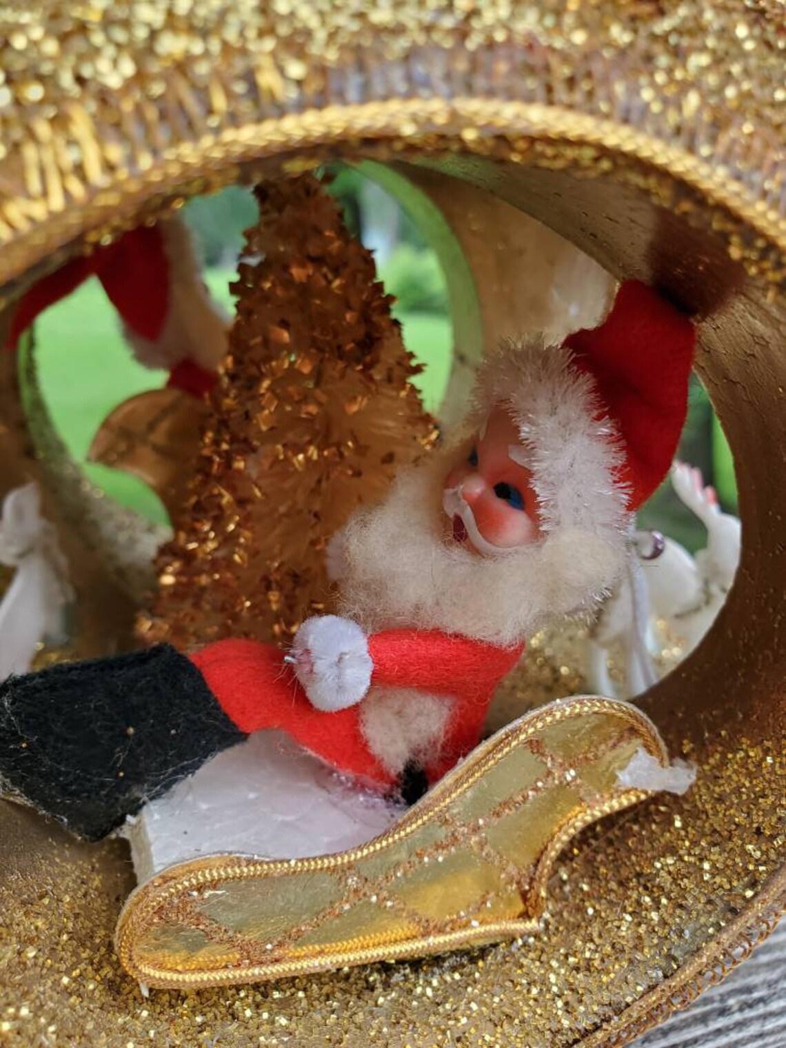 Christmas Santa Diorama Decoration Mint in the Original Box | Etsy