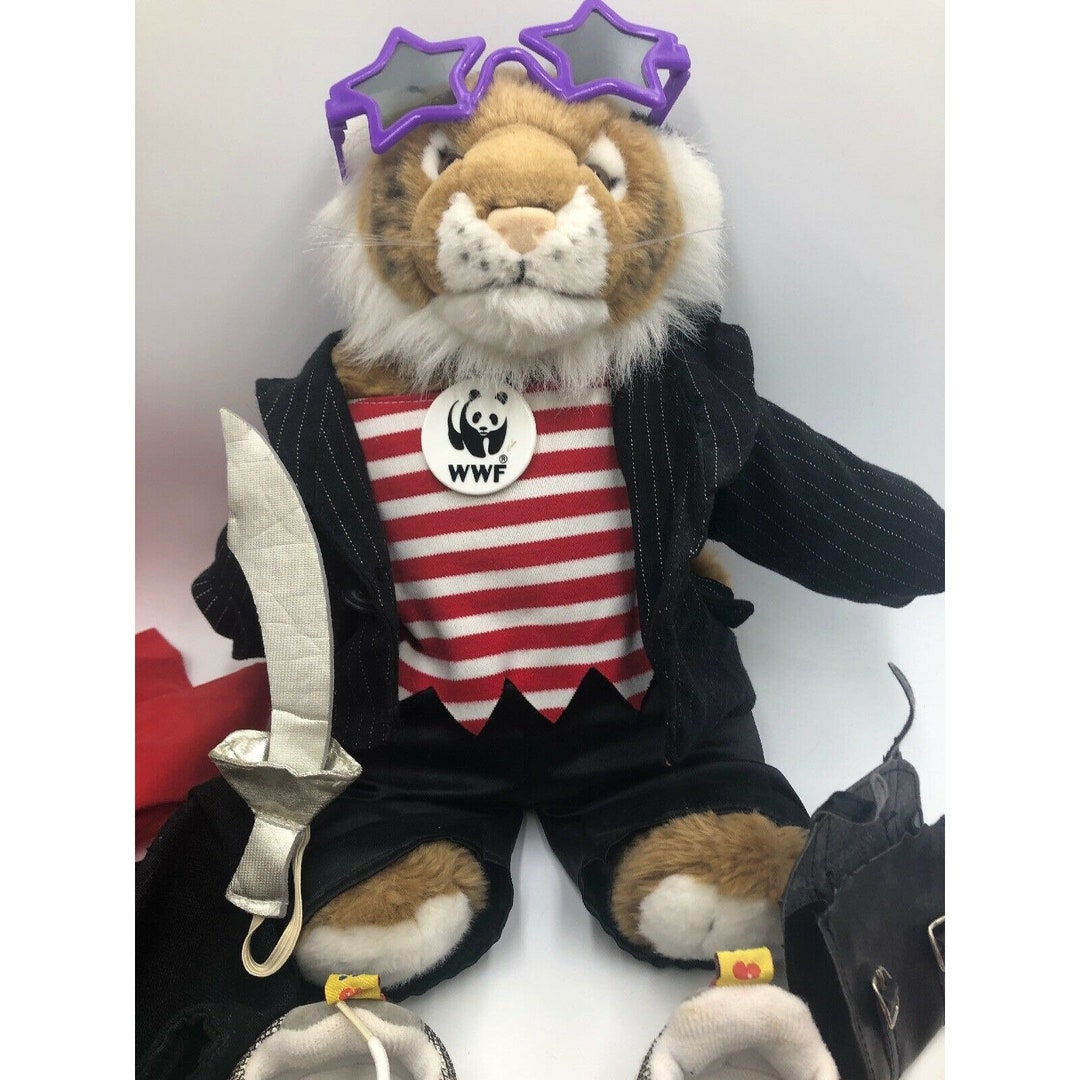 Build a Bear Wwf Tiger With Clothes Shoes Accessories and Box Used - Etsy