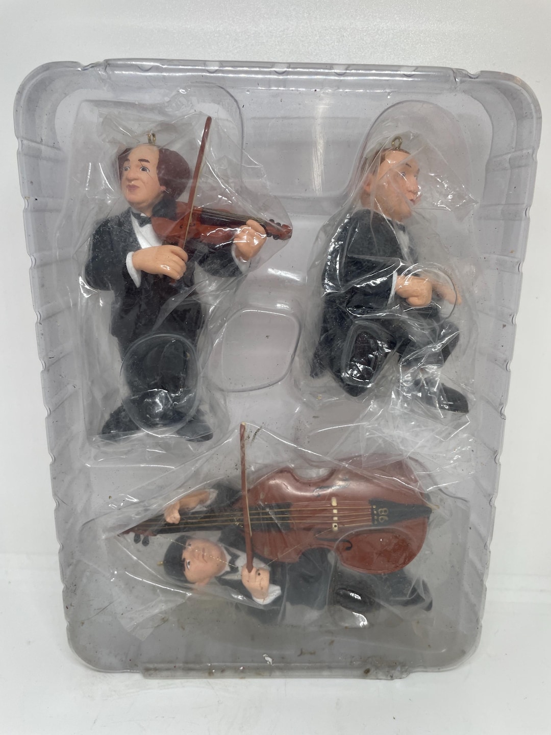 The 3 Stooges Larry Moe Curly Musicians in Tuxedos Hallmark 3 Ornament ...