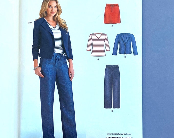 Uncut New Look Sewing Pattern 452 6351 Womens Jacket Pants - Etsy