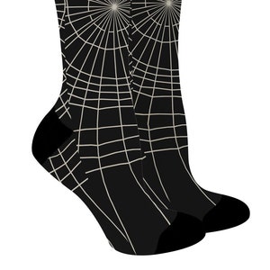 Spider Halloween Accessories Spider Web Socks Holiday Socks Halloween ...