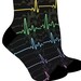 Nurse or Doctor Gifts Colorful EKG Line Socks Medical Student | Etsy