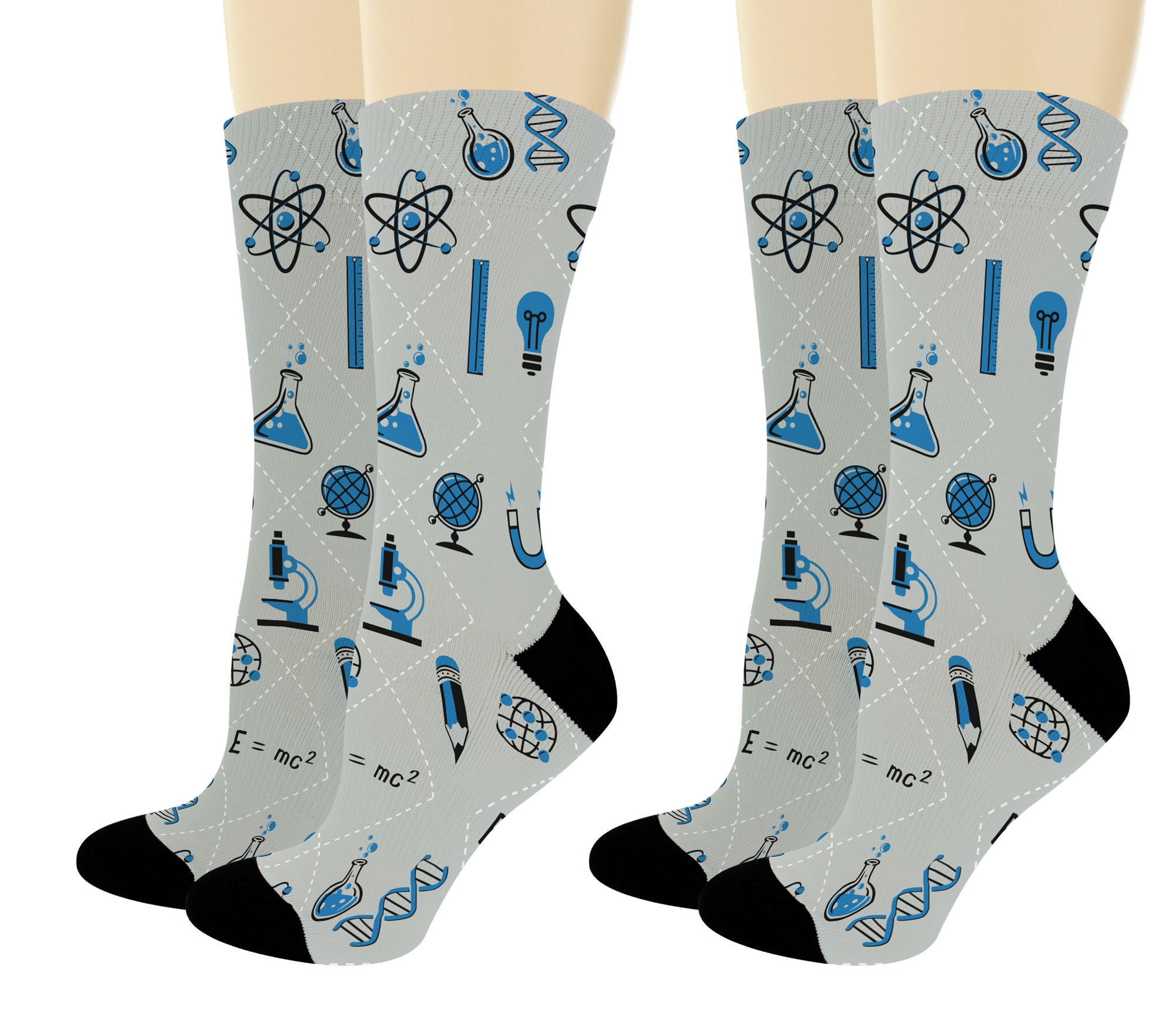 Science Teacher Gifts Formula Equation STEM Gifts School Socks | Etsy