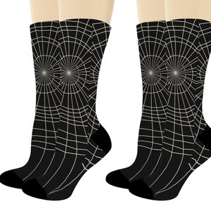 Spider Halloween Accessories Spider Web Socks Holiday Socks Halloween ...