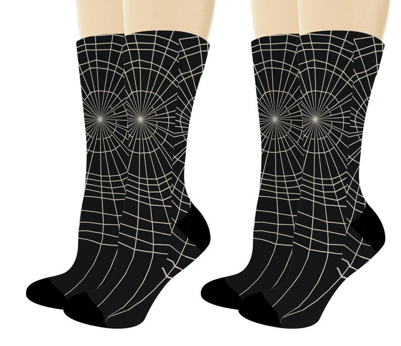 Spider Halloween Accessories Spider Web Socks Holiday Socks - Etsy