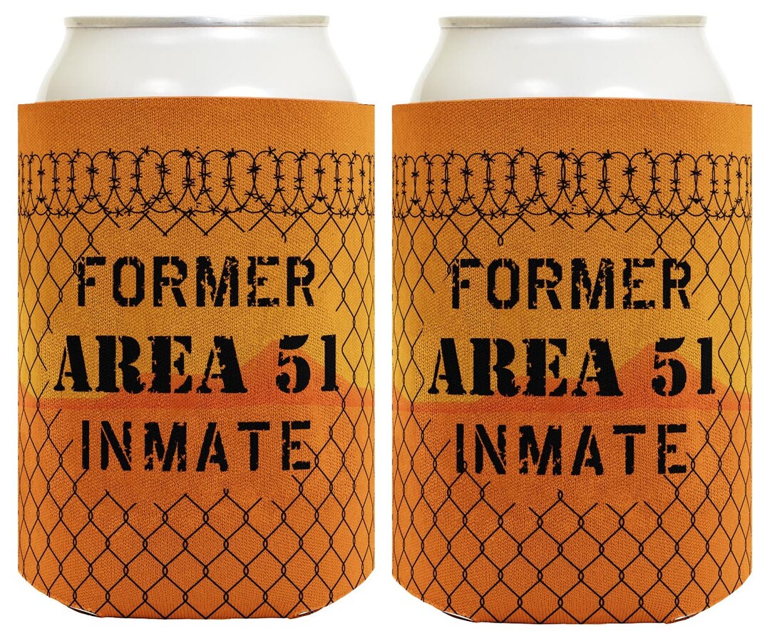 Area 51 Alien, Area 51 Inmate Can Cooler, Halloween Can Cooler, Can ...