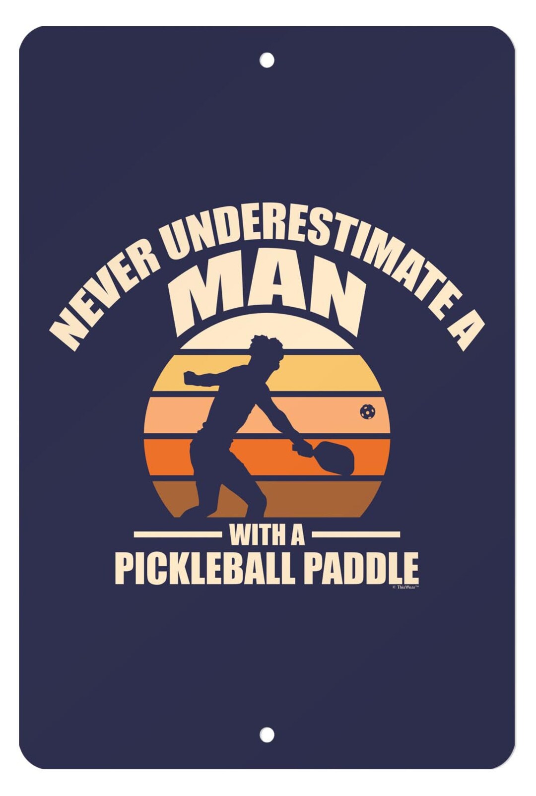 Pickleball Sign Pickleball Decor Pickleball Wall Sign Never ...