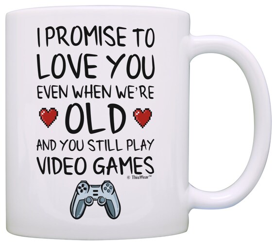 Funny Gamer Gifts I Promise to Love You Even When We're - Etsy