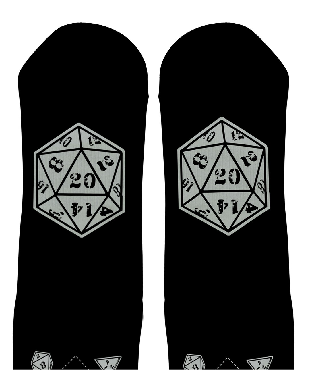 Role-playing Game Gifts D20 Socks Nerdy Socks Critical Hit Lucky Socks ...