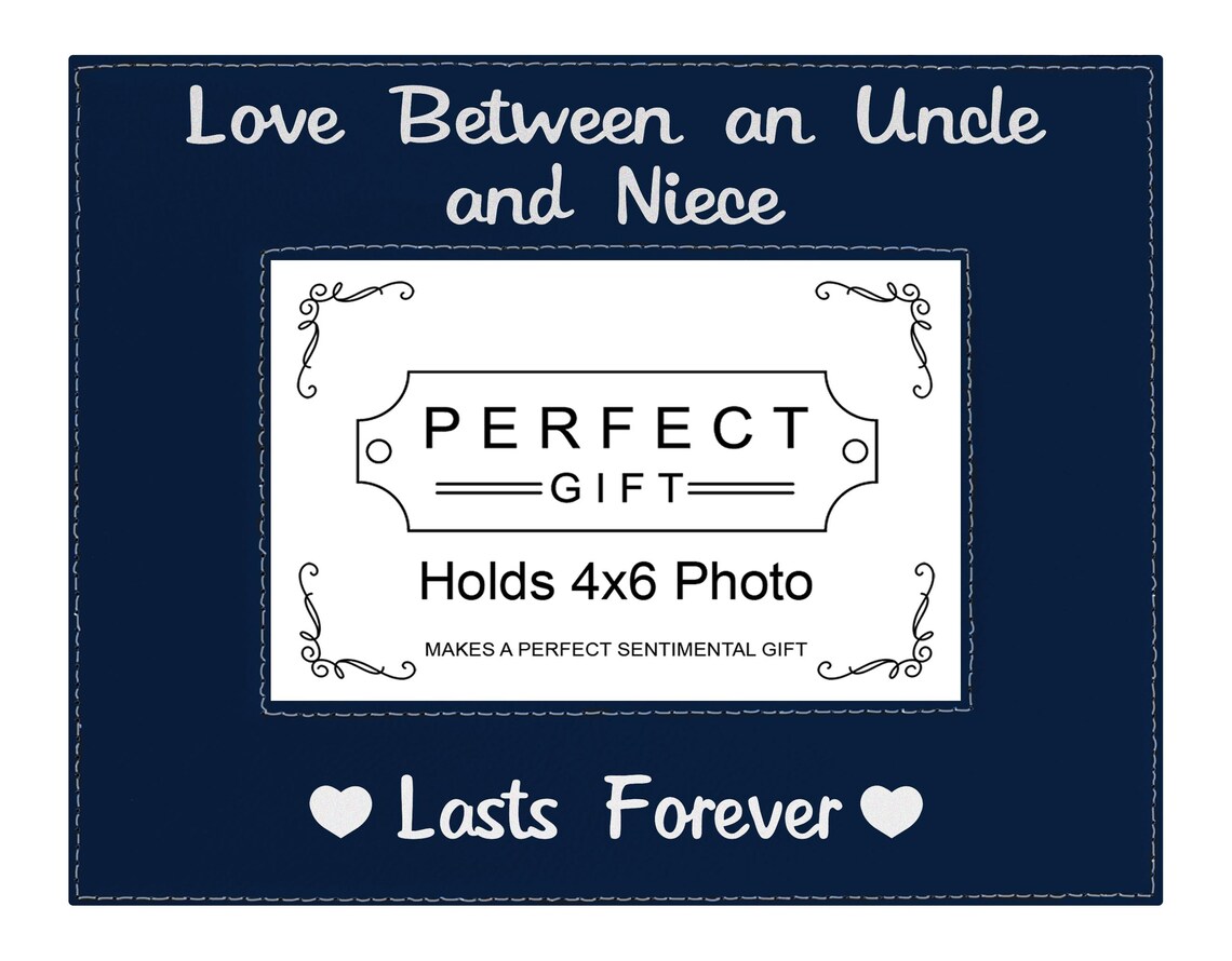 Love Between an Uncle and Niece Lasts Forever Leatherette - Etsy