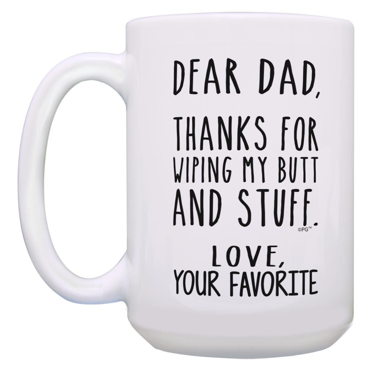 Funny Gift Dear Dad Thanks for Wiping My Butt and Stuff Custom - Etsy UK